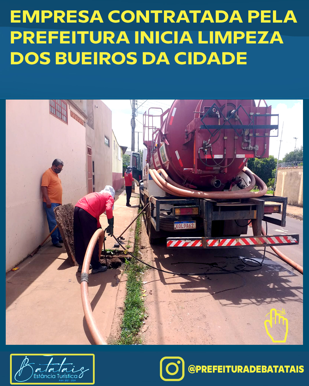 Empresa contratada pela Prefeitura inicia limpeza dos bueiros da cidade. Empresa contratada pela Prefeitura inicia limpeza dos bueiros da cidade.